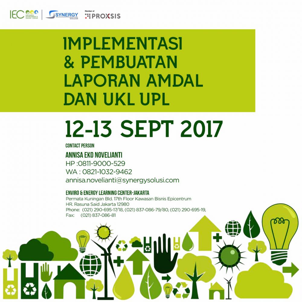training amdal - Indonesia Environment & Energy Center