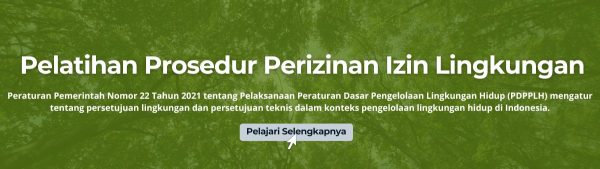Pelatihan Prosedur Perizinan Izin Lingkungan - Indonesia Environment ...